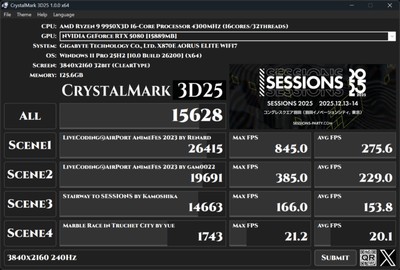CrystalMark 3D25 download | Geeks3D